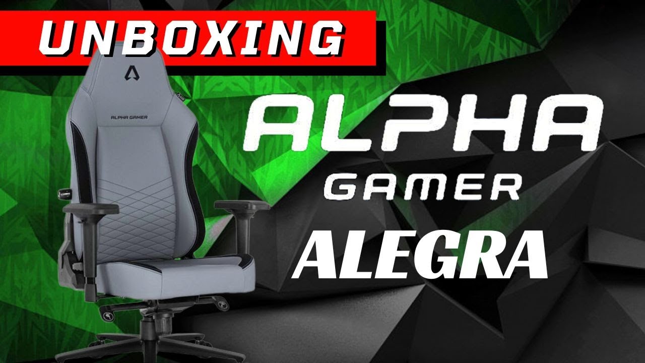UNBOXING Alpha Gamer Alegra | Cadeira Gaming - YouTube