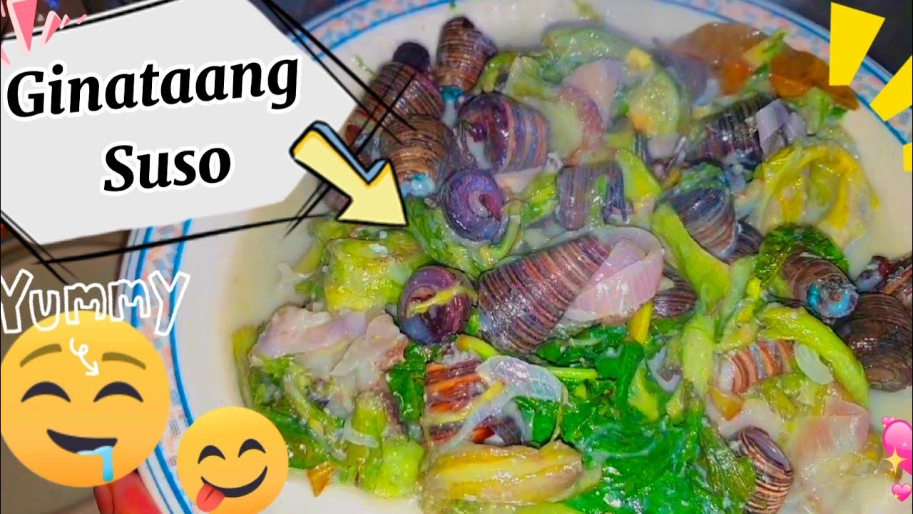 Ginataang Suso sa Gabi - YouTube