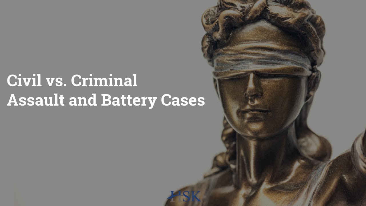 Civil vs Criminal Assault and Battery Cases - YouTube