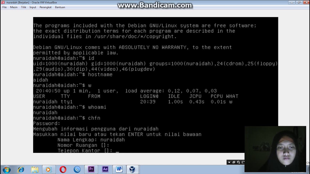 Perintah-perintah Dasar Linux Debian - YouTube