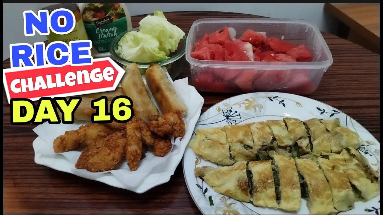 ⭕DAY 16 OF NO RICE CHALLENGE ⁉️LETTUCE IN EGG AND MORE DISH MEAL - YouTube