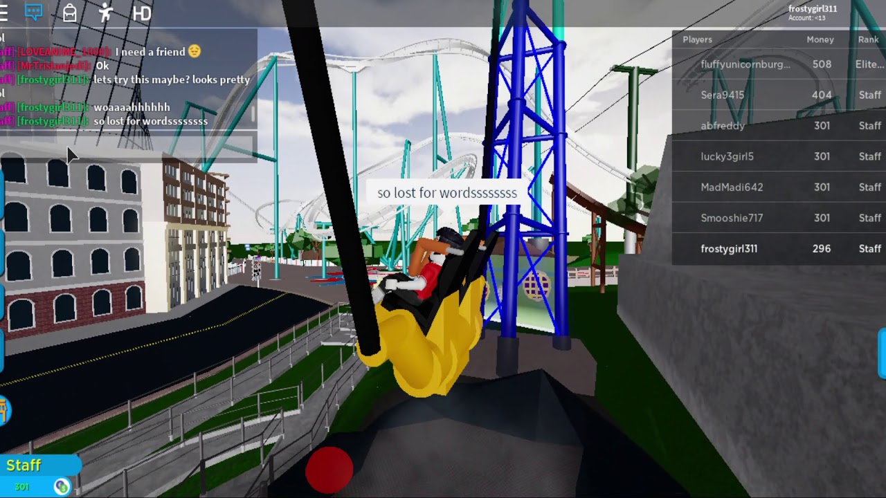 PLAYING THEME PARK ON ROBLOX - YouTube