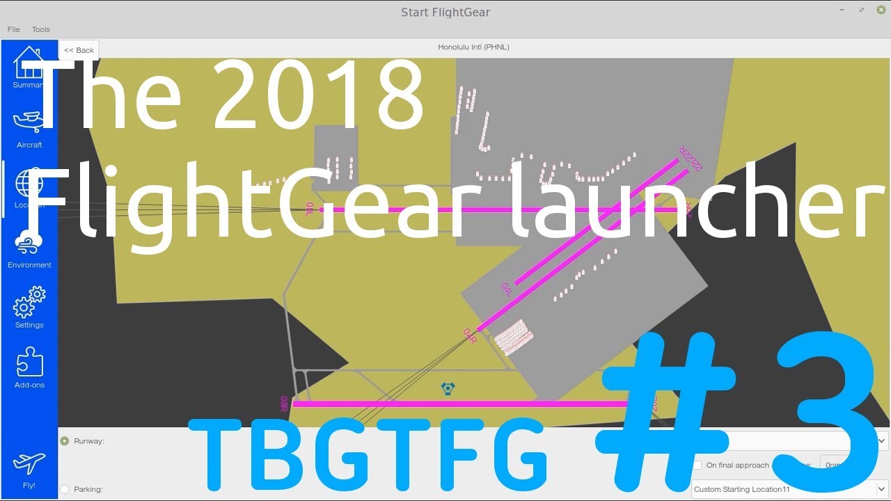 The 2018 FlightGear Launcher: The beginner's guide to FlightGear #3 - YouTube