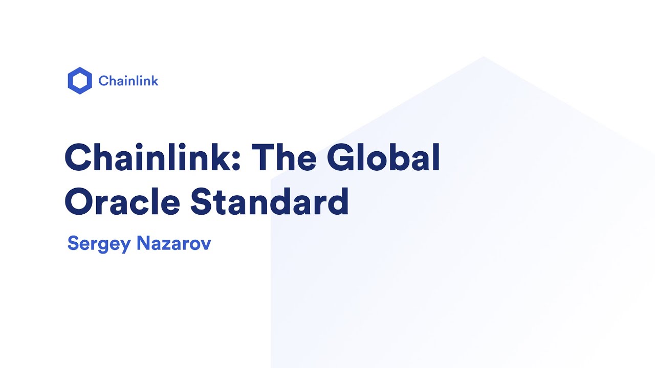 Chainlink: The Global Oracle Standard - YouTube