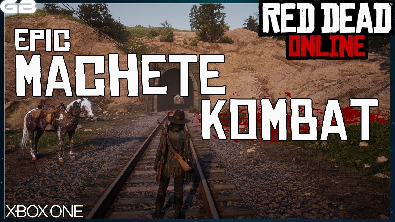 Red Dead Online Epic Machete Kombat - YouTube