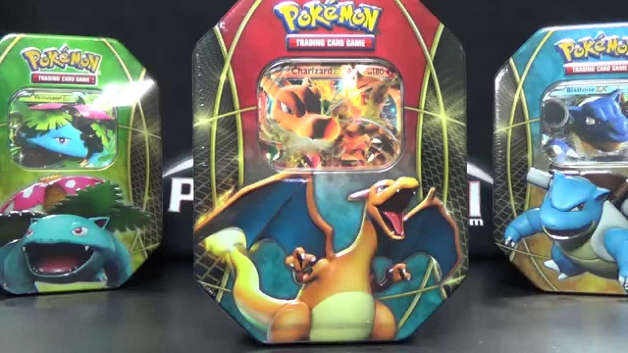 Pokemon Charizard EX Power Trio Promo Tin & Pack Opening - YouTube