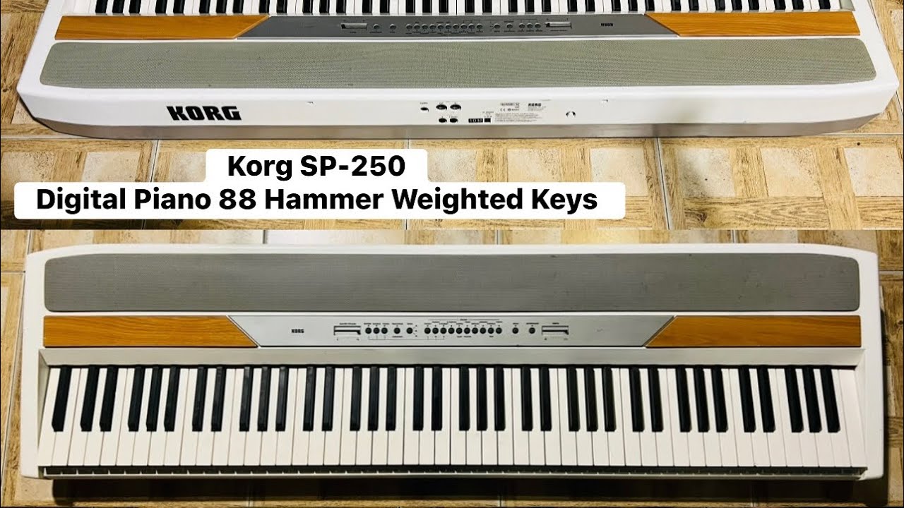 Korg SP-250 Digital Piano 88 Hammer Weighted Keys Wilsons Music ...