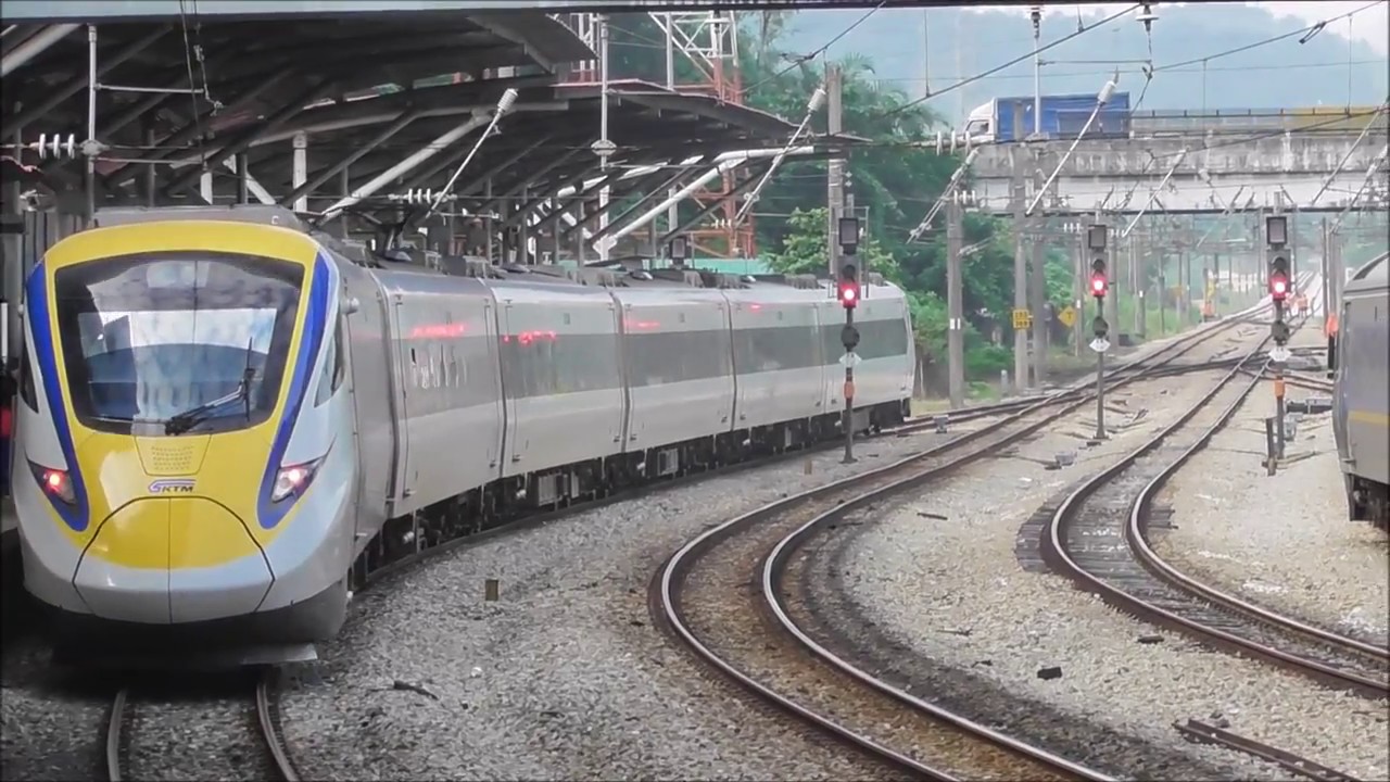 19/6/2017 KTM KM355.50 Rawang Railway Station - YouTube