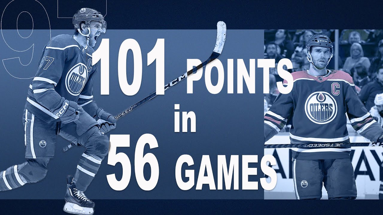 All 101 points for McDavid in 56 games! - YouTube