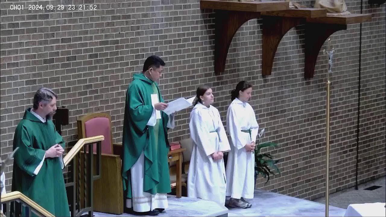Sunday Mass ~ Twenty-Sixth Sunday in Ordinary Time ~ September 29, 2024 @ 9:30am - YouTube