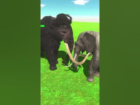 WOOLLY MAMMOTH VS ELEPHANT - NEW ARBS UNITS - Animal Revolt Battle ...