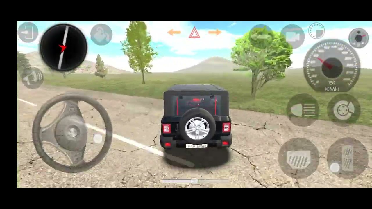 Mahindra ''Thar''4×4 realistic Gaming| Indian car simulator 3D Game ...