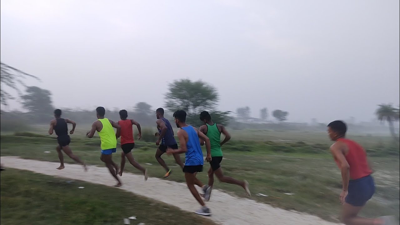 1 km running workout || 1km race competition - YouTube