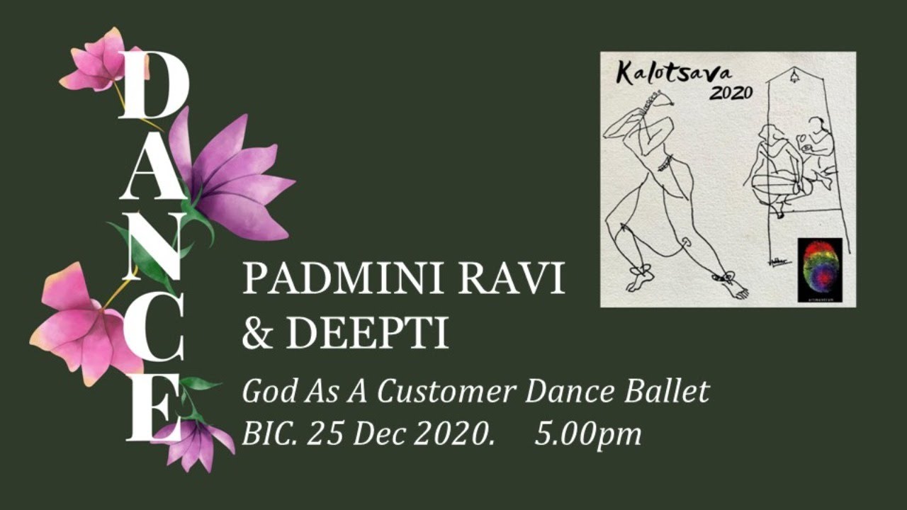 Dance Ballet by Padmini Ravi & Deepti Sudhindra God as a Customer - YouTube
