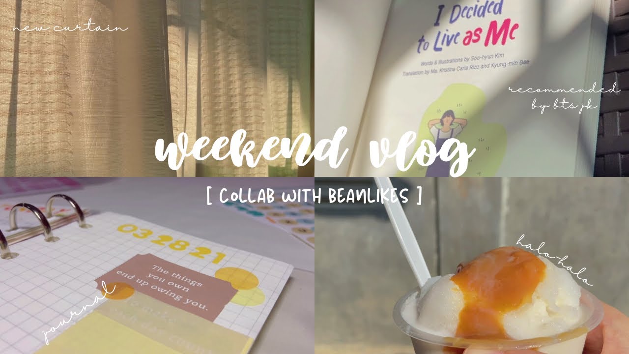 vlog 03: how i spend my weekend at home [ collab with beanlikes ] - YouTube