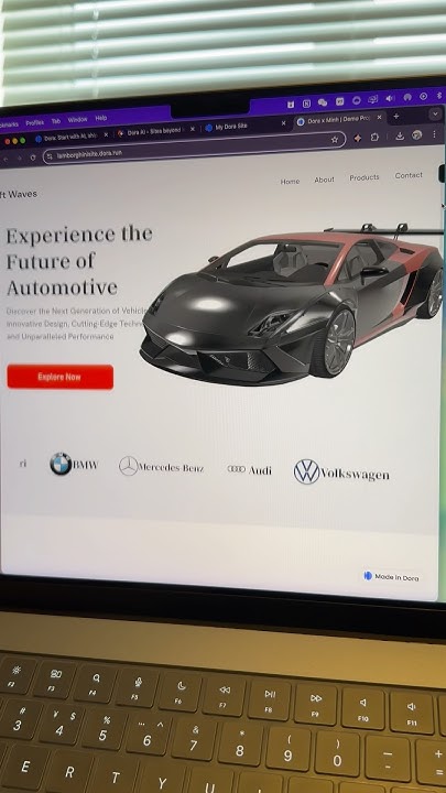 Create a 3D animated site with zero code #productivity #aitools #websitebuilder #webdesign - YouTube