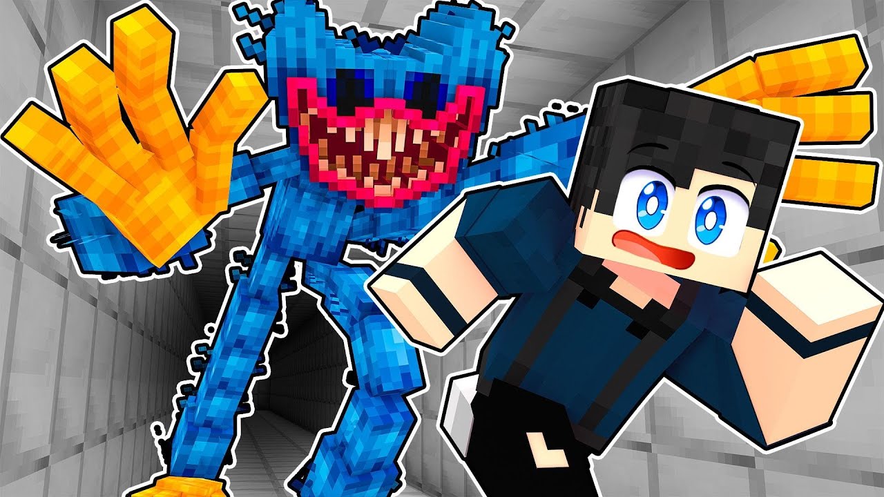 ENCONTREI O NIGHTMARE HUGGY WUGGY no MINECRAFT - YouTube