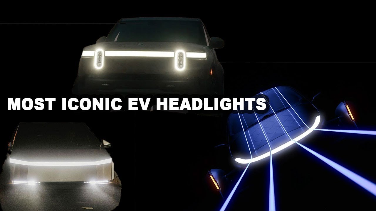 Top 3 Most Iconic EV Headlights - #aptera #rivian #cybertruck - YouTube