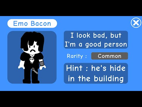 How to get Emo Bacon - Find The Bacons - YouTube