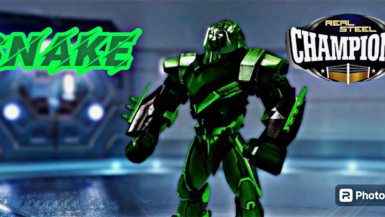 (REAL STEEL CHAMPIONS) SNAKE IN FREE SPARRING - YouTube