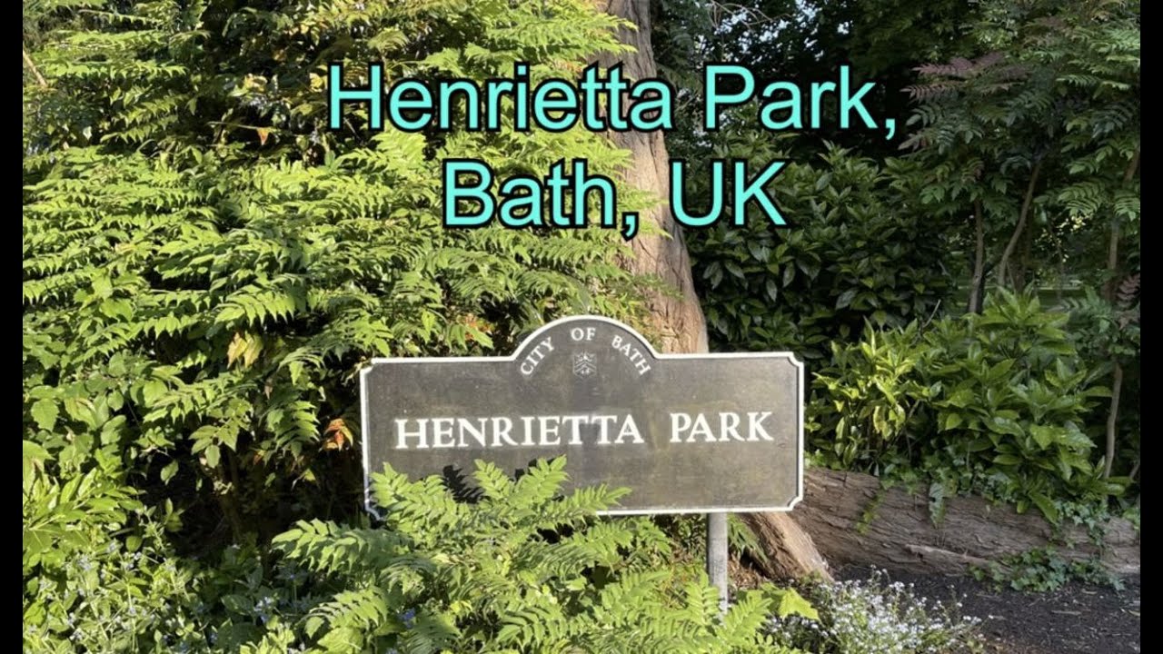 Henrietta Park, Bath, UK. Bath’s hidden gem. A drone tour of some of ...