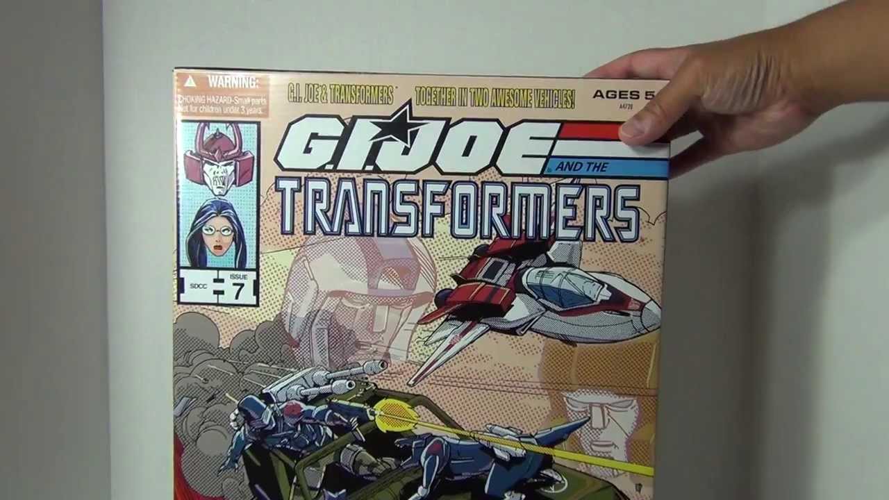 Unbox: SDCC 2013 "G.I. Joe / Transformers: The Epic Conclusion" vehicle ...