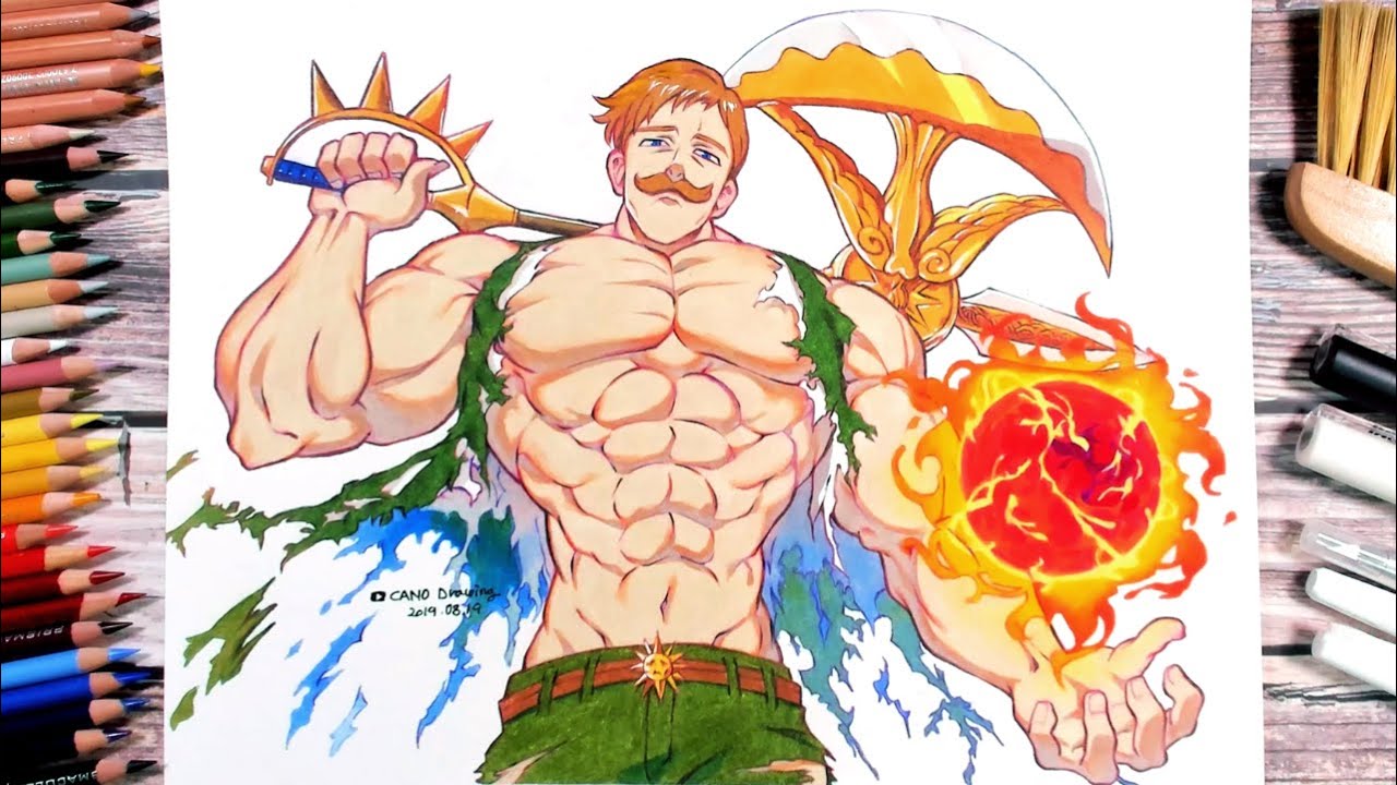 Drawing Escanor - The Seven Deadly Sins(七つの大罪 - エスカノール) | by ...