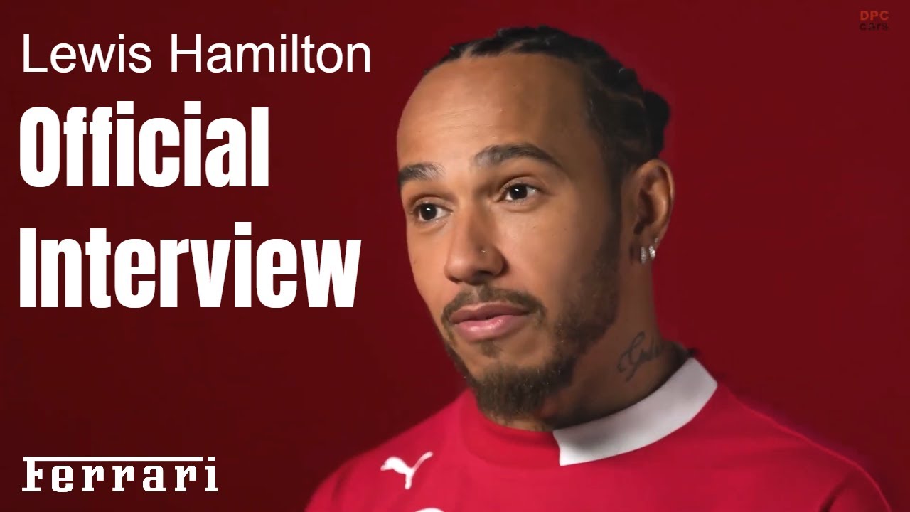 Lewis Hamilton gives his first official 2025 interview with Ferrari ...