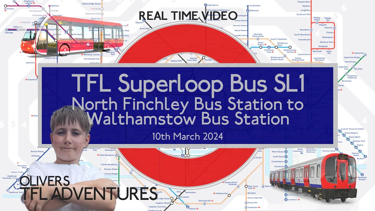SUPERLOOP LONDON EXPRESS BUS ROUTE SL1 - North Finchley Station To ...