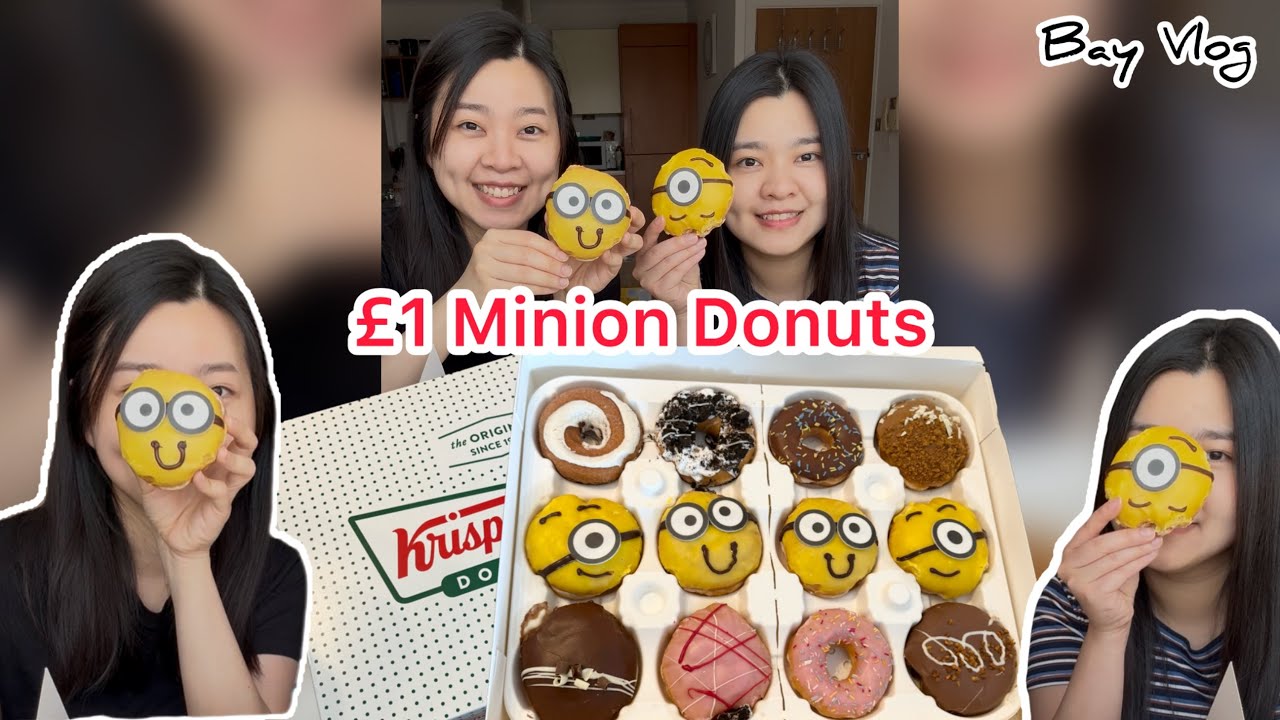 £1 donut from Krispy Kreme | Limited edition Minions donut | Minion ...