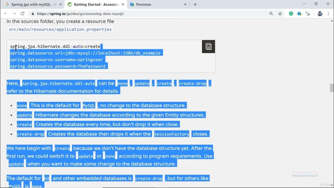 475 About spring . jpa . hibernate . ddl - auto ( Please SUBSCRIBE Our Channel ) - YouTube