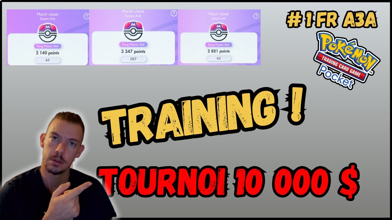 Mon Premier Tournoi Training Ursiday 10 000 $ Pokémon Tcg Pocket - YouTube