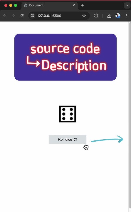 Creating a JavaScript Dice Game from Scratch #coding - YouTube