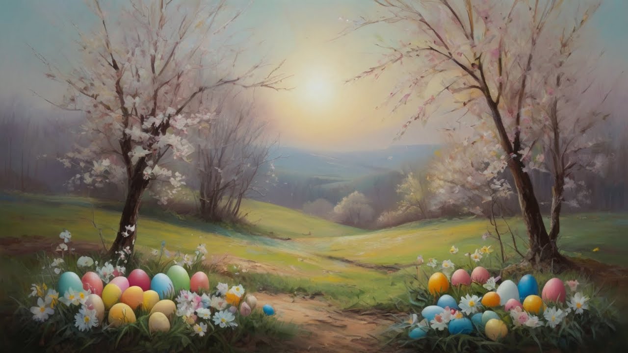 Soft Spring Palette and Easter Impression For TV - Slideshow ...
