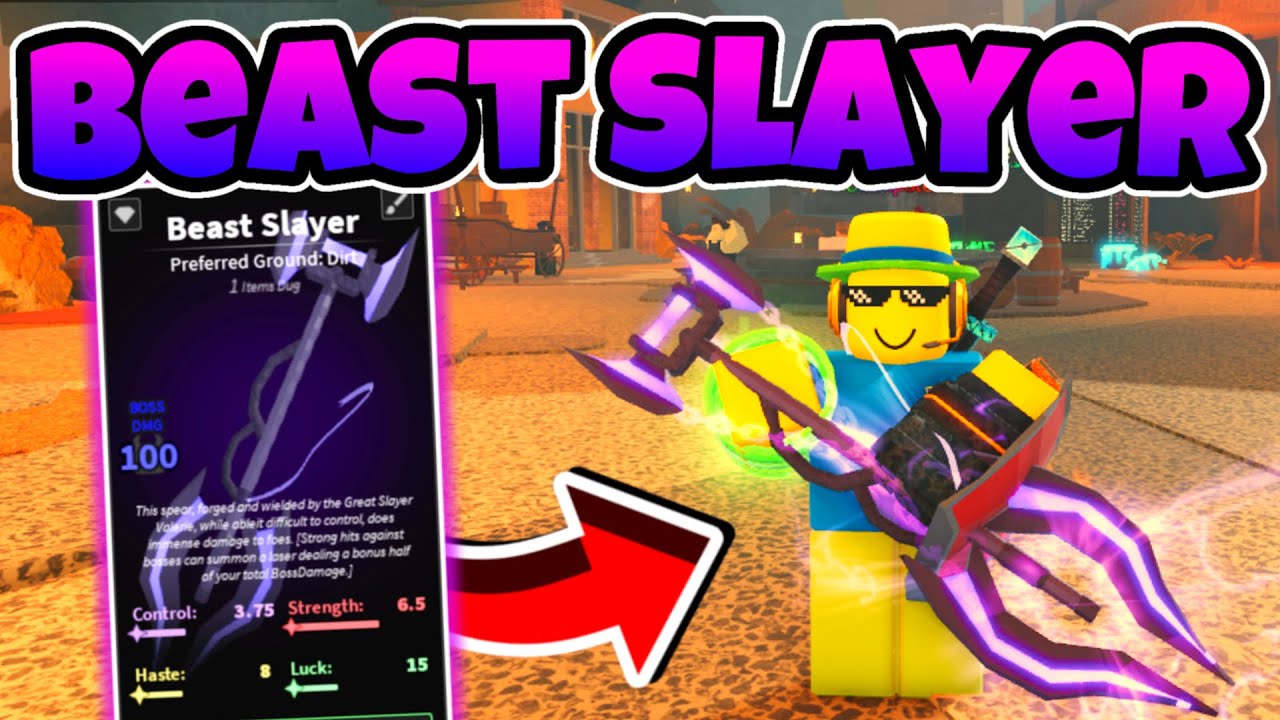 How To Get The BEAST SLAYER Shovel In Dig - YouTube