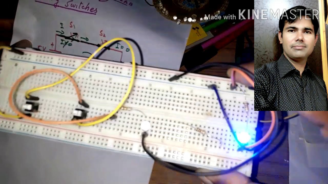 AND gate using Switches - YouTube