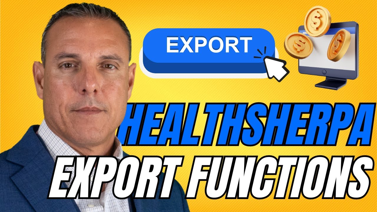 Optimizing Your Workflow: How to Use HealthSherpa's Export Functions - YouTube
