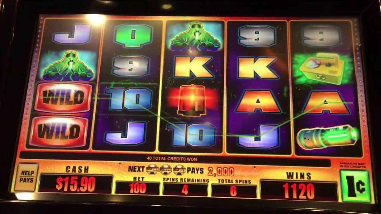 Meltdown overload slot machine bonus - YouTube
