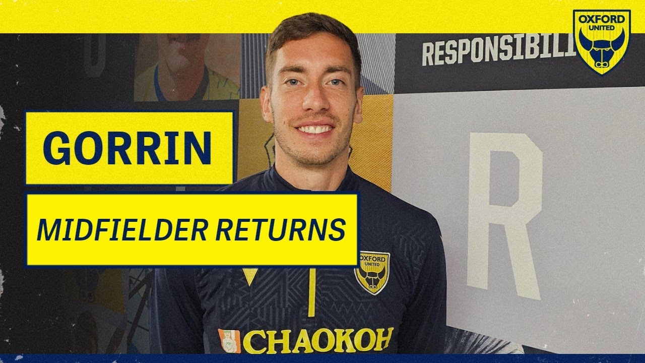 SIGNING: Alex Gorrin Returns to Oxford United - YouTube