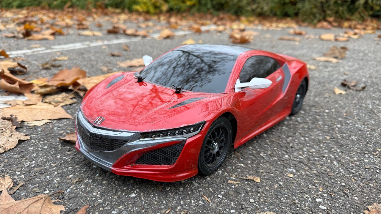 Tamiya TT02 Honda NSX fertig gebaut RTR Set - YouTube