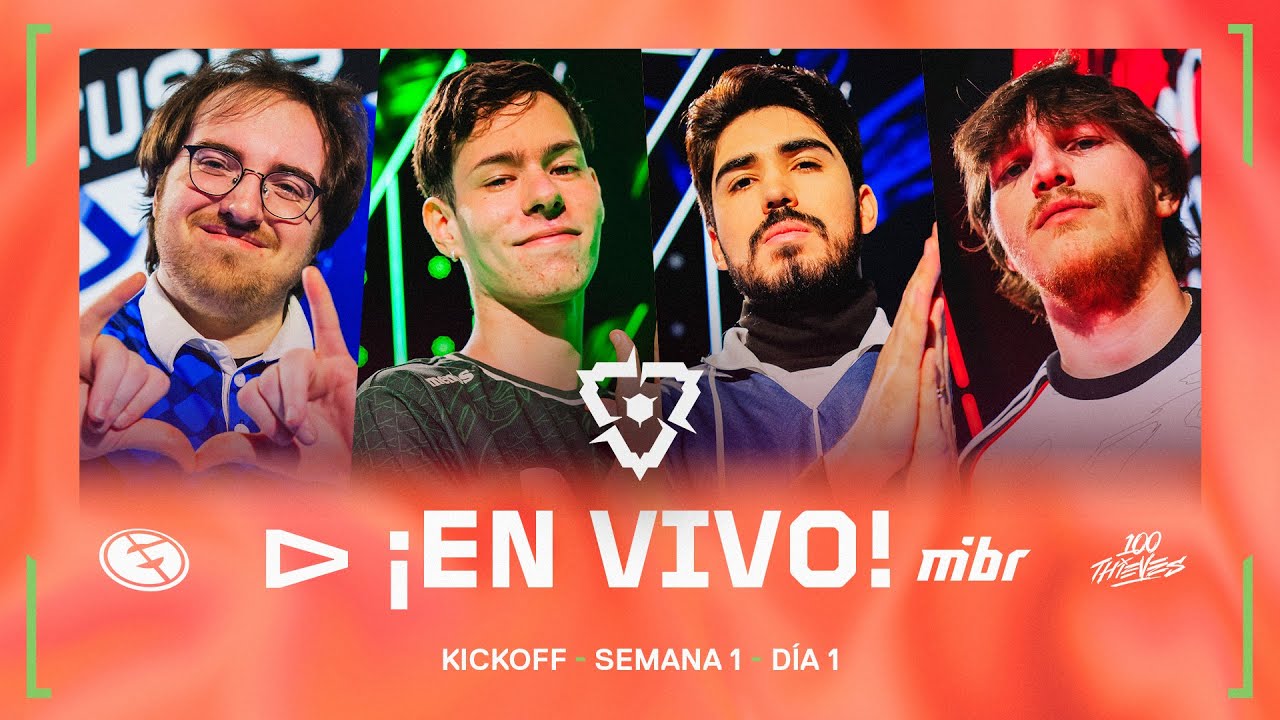 EG vs LOUD / MIBR vs 100T — VCT Americas Kickoff — Día 1 - YouTube