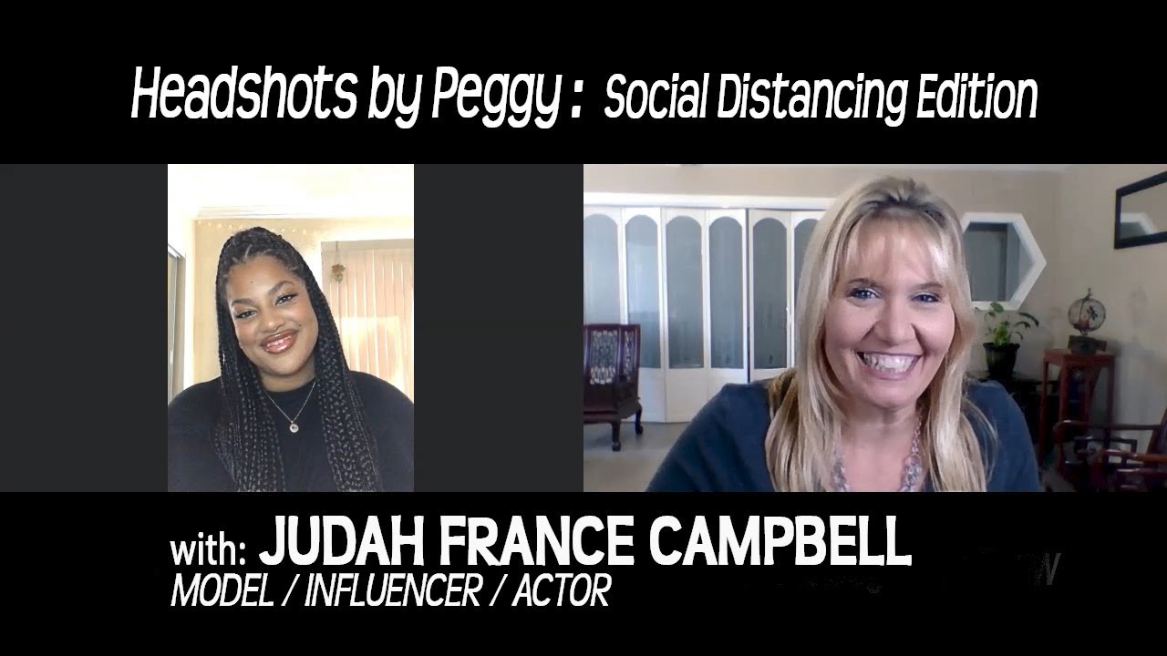 Headshots by Peggy: with JUDAH CAMPBELL - YouTube
