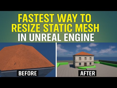 Fix Oversized Static Mesh in Unreal Engine 5.7 – Quick Method