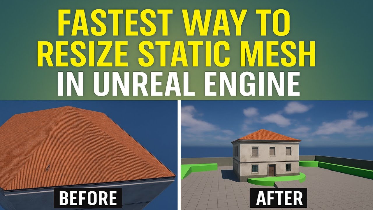 Fix Oversized Static Mesh in Unreal Engine 5.7 – Quick Method - YouTube