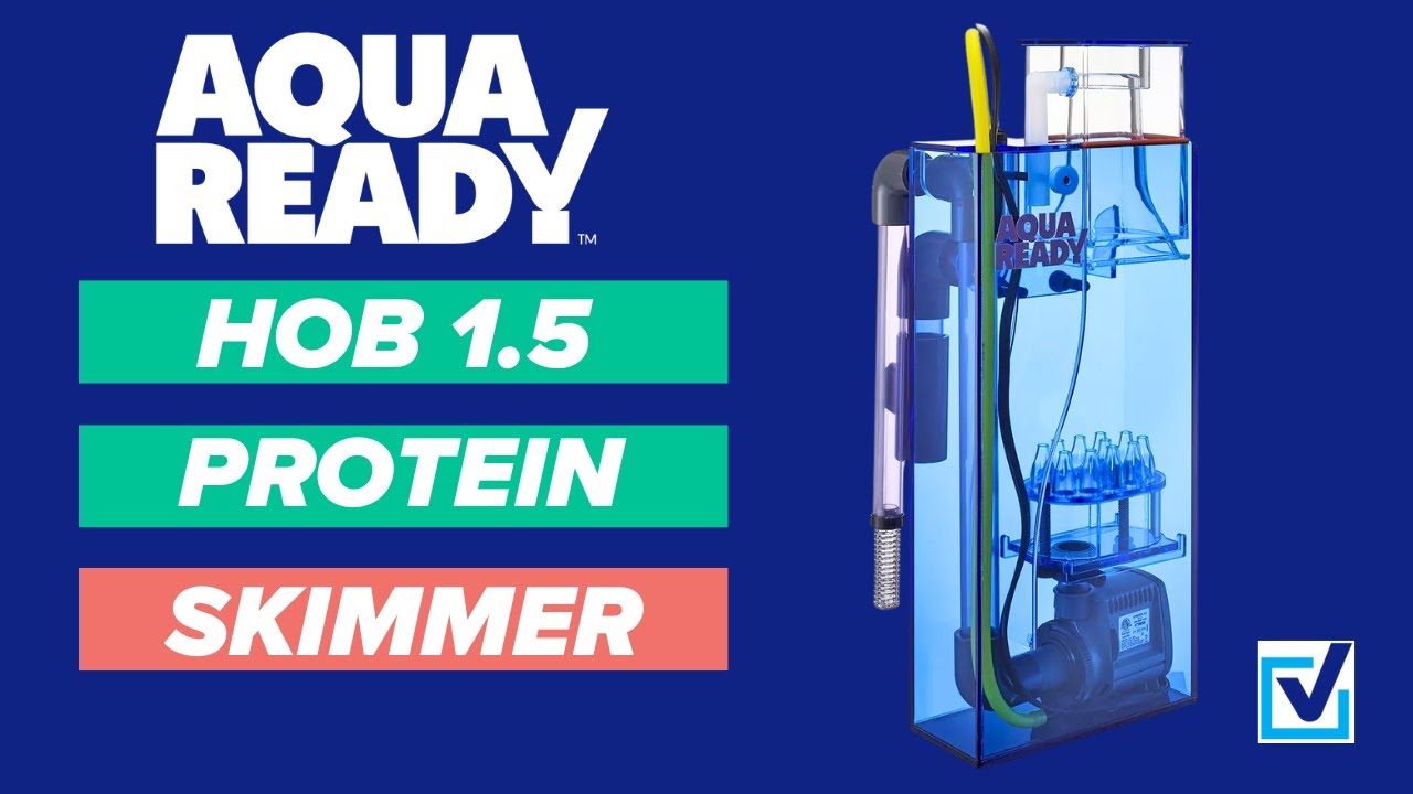 AquaReady HOB 1.5 Hang On The Back Protein Skimmer Setup & Maintenance ...