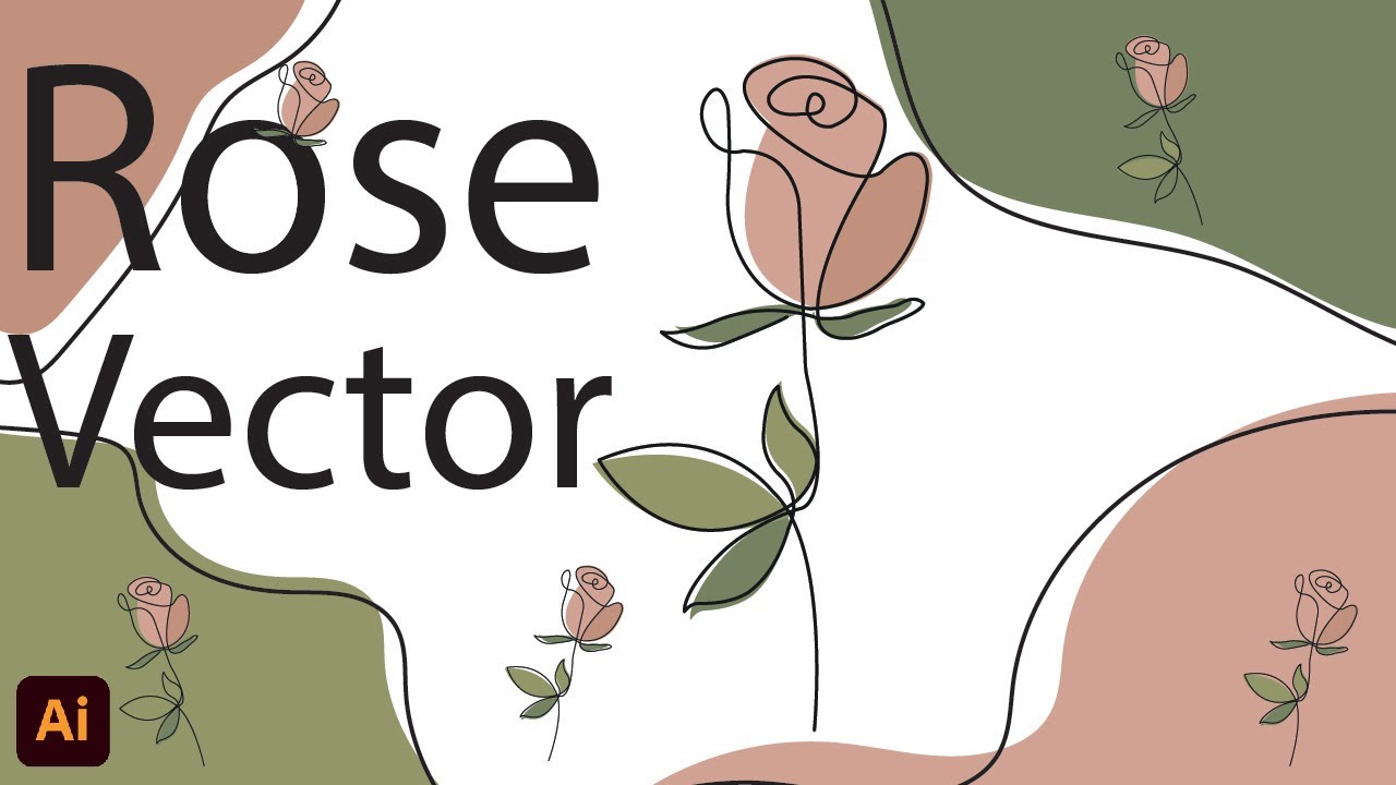 Rose Vector in Illustrator | Illustrator | SAS - YouTube