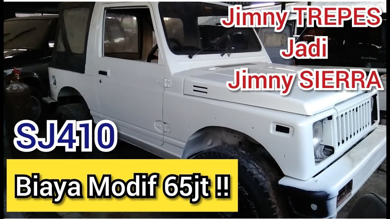 Suzuki SJ410 Jimny Trepes DiModifikasi jadi SIERRA #CarVlog_DikPrabu ...