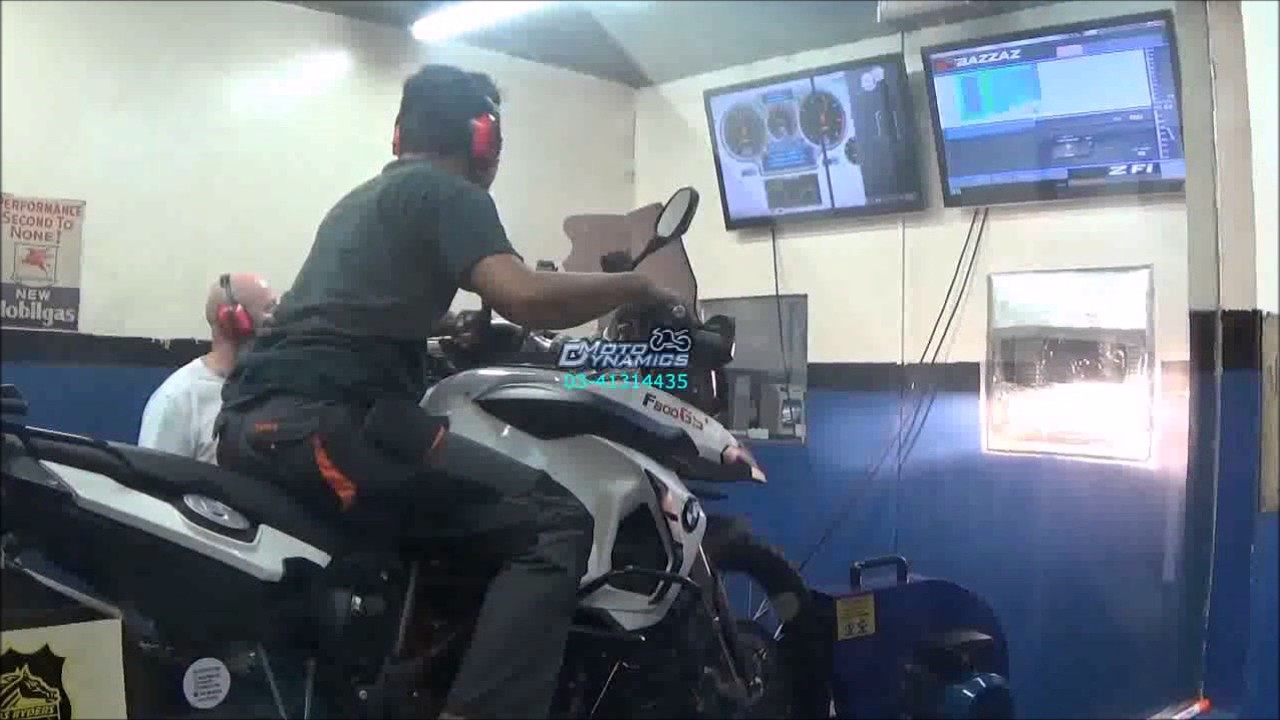 BMW F800GS Bazzaz ZFI Dyno Tuning - Motodynamics Technology Malaysia ...