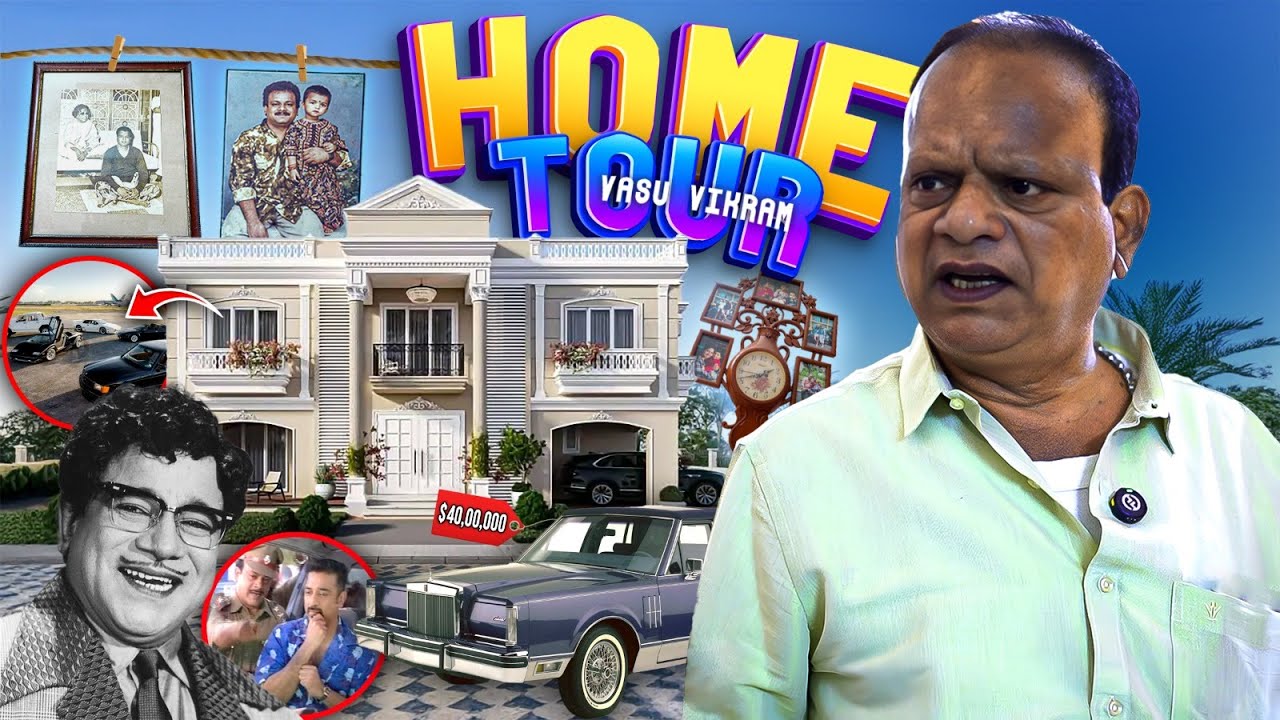 Chennai-ல யாருமே இந்த மாதிரி வீடு கட்டல 😱 - M .R.Radha Home Tour | Vasu ...