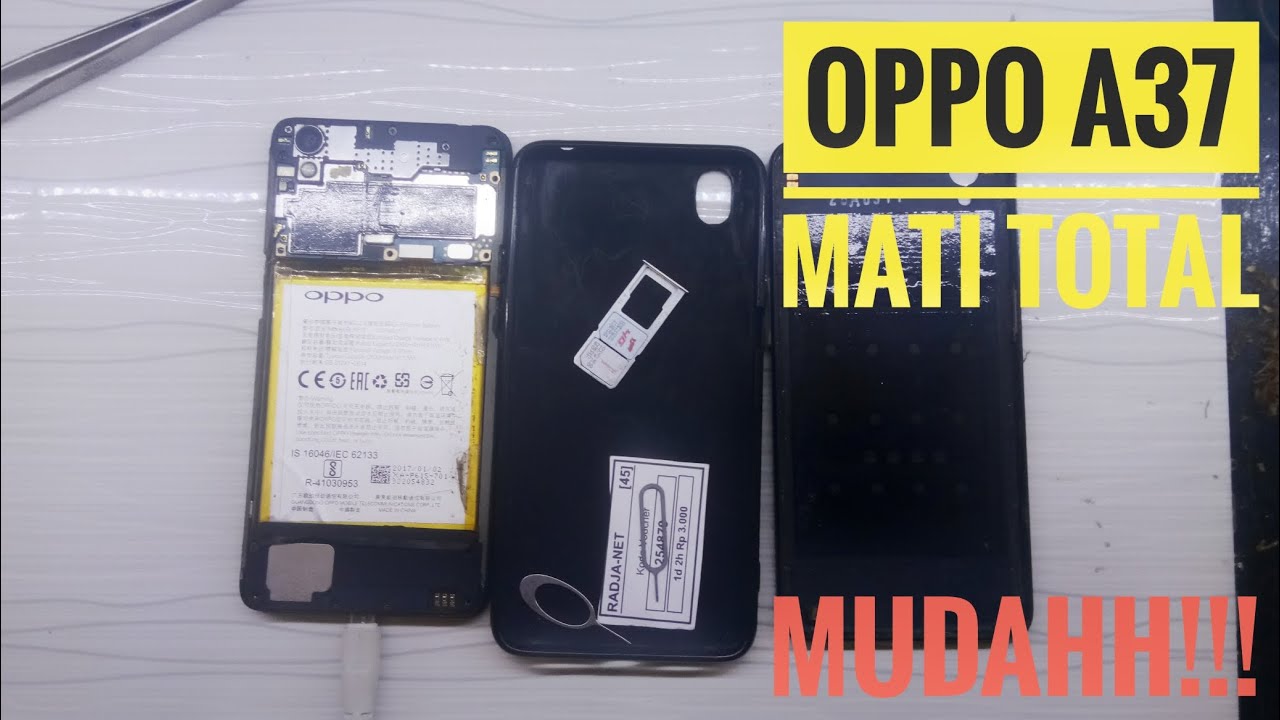 SOLUSI OPPO A37 MATI TOTAL - YouTube